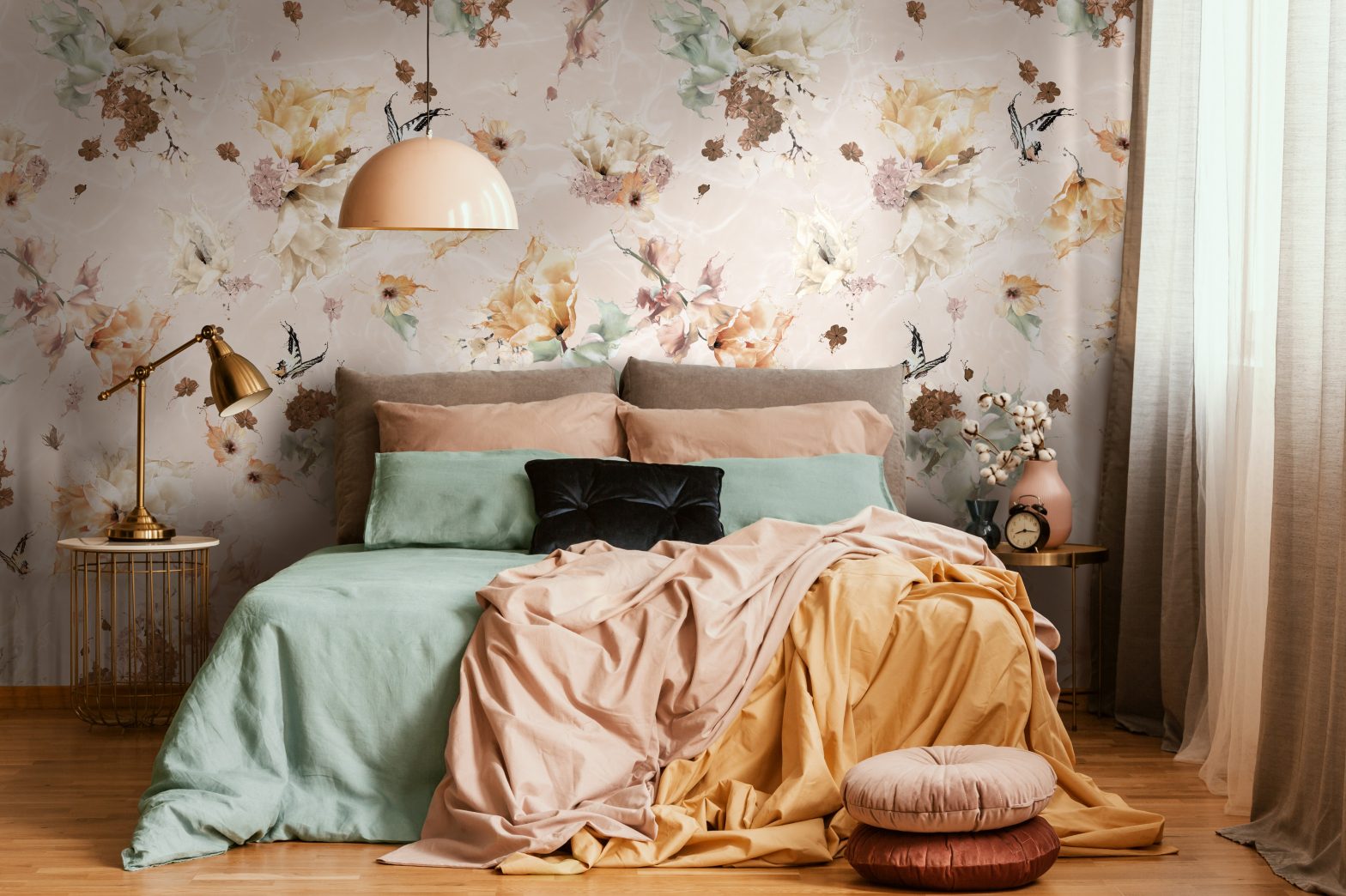 Large Scale Floral Wallpaper - Submerse - Large Scale Florals