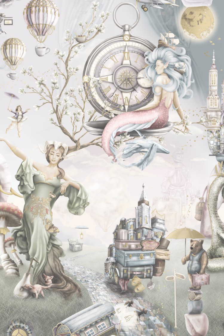 Beautiful Girls Wallpaper & Wall Murals. Exquisite Nursery/Bedroom Walls