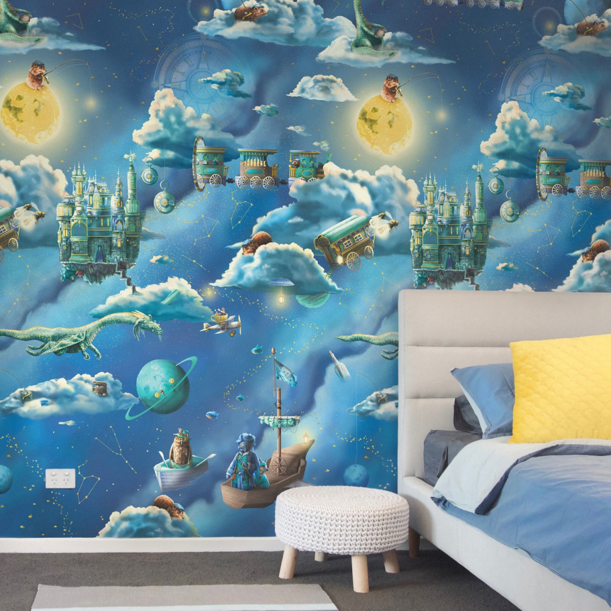 A Wizards World - Custom wallpaper wall mural