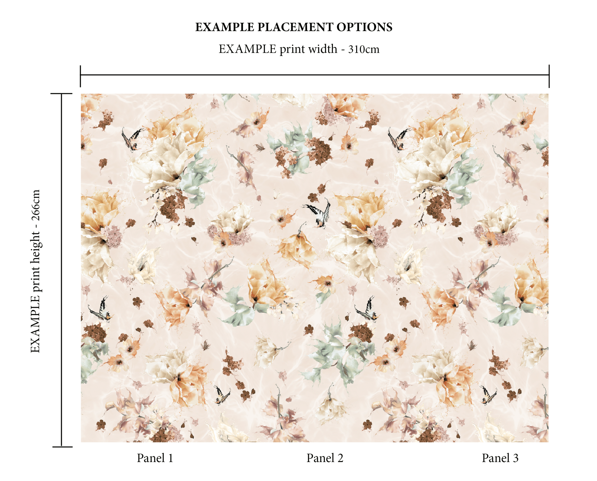 Large Scale Florals Wallpaper - Submerse - Large Scale Florals