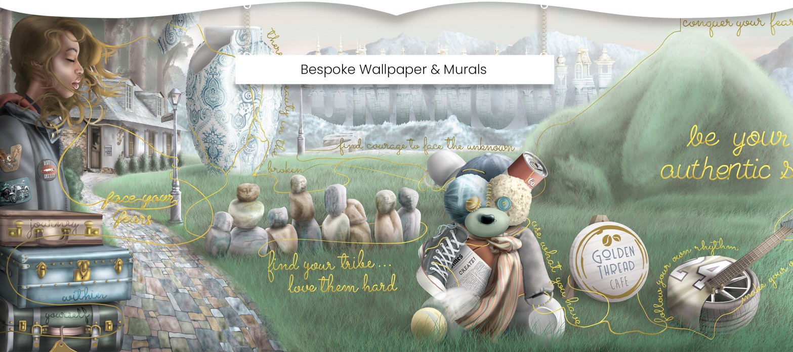 Custom and bespoke wallpaper / wall mural from Sydney Australia