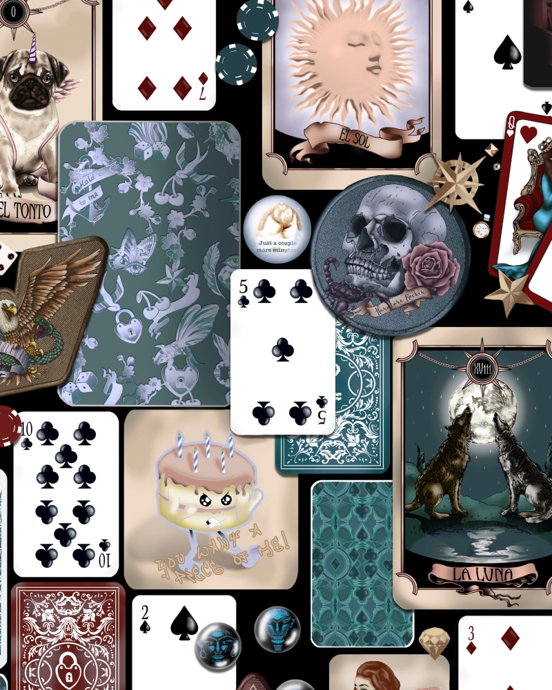 Quirky unusual interior wallpaper from Australia! Trinket