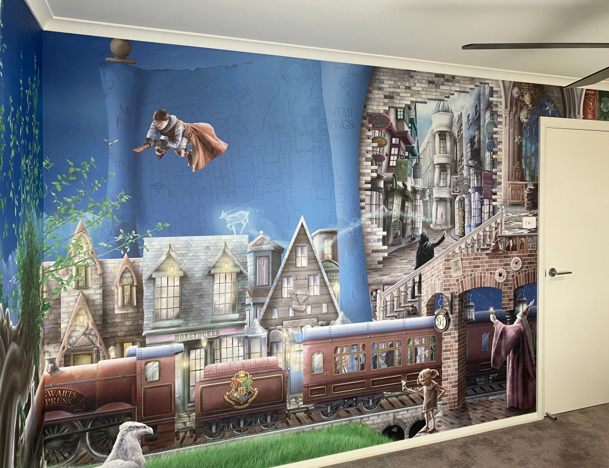 A Wizard's World - Custom Wallpaper Wall Mural