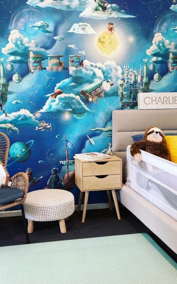 Amazing Kids Night Sky Wallpaper Wall Mural