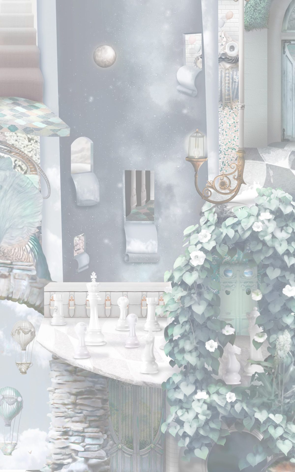 Unique designer statement interior wallpaper