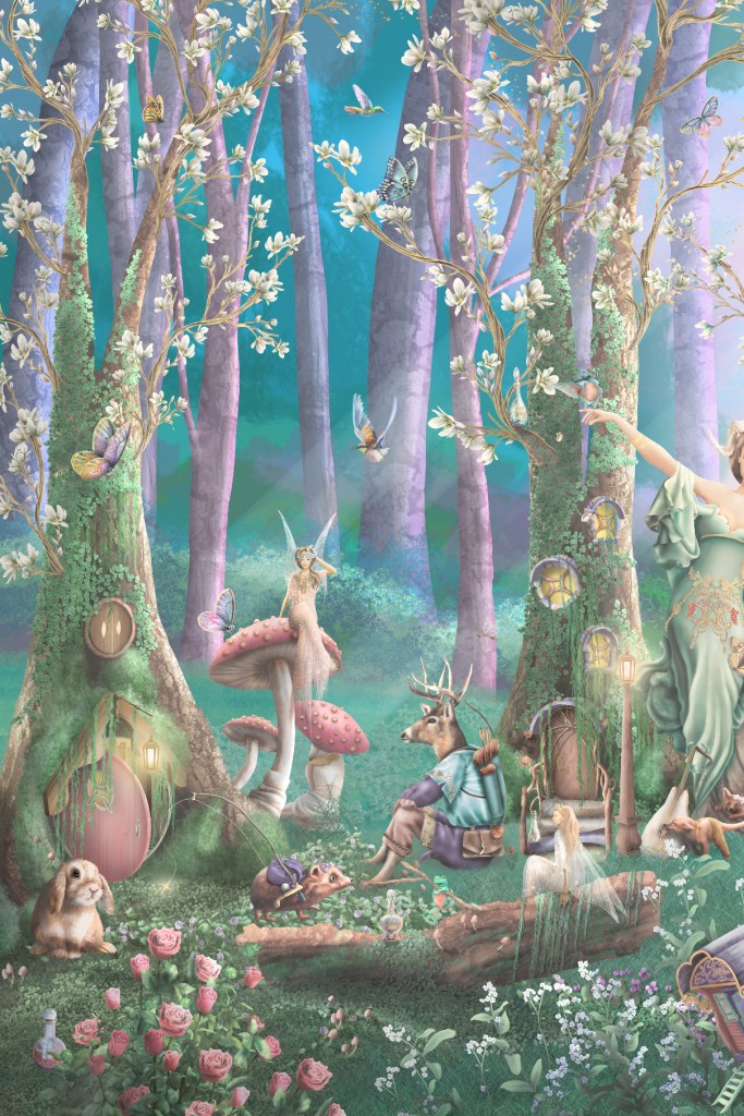 Fairy Forest Wallpaper Mural