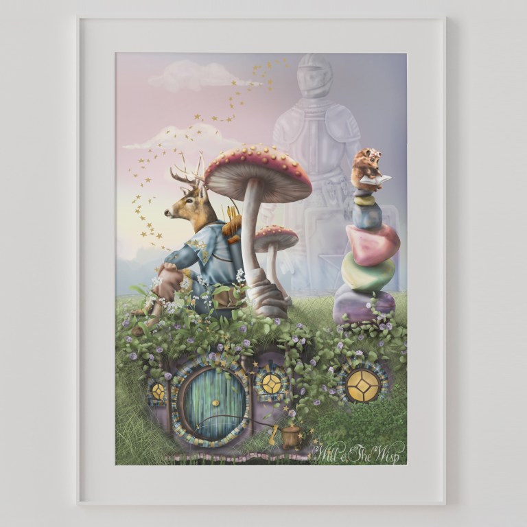 Whimsical Forest Animals Nursery Prints