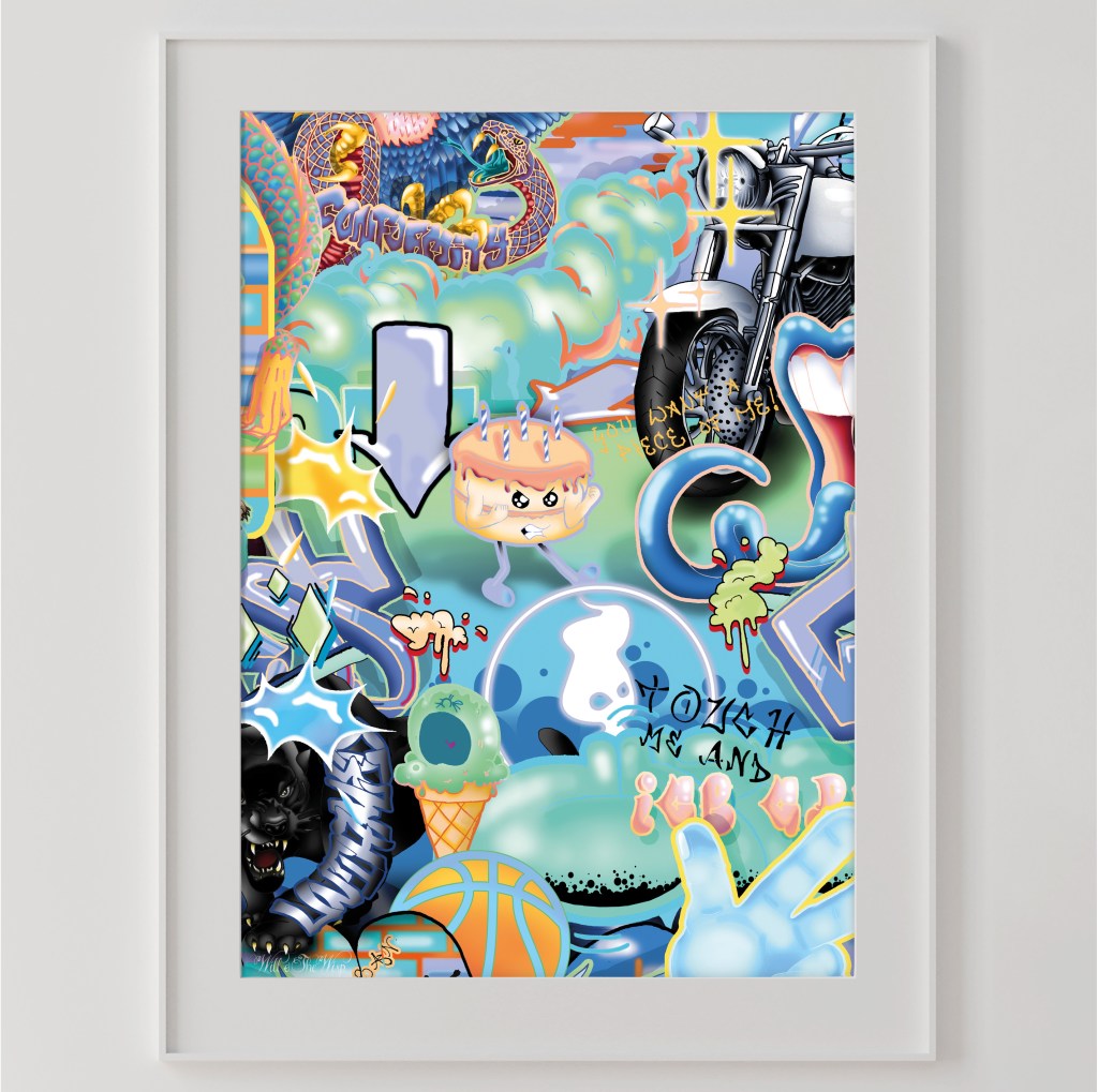 Graffiti Art Style Print - Kids Prints