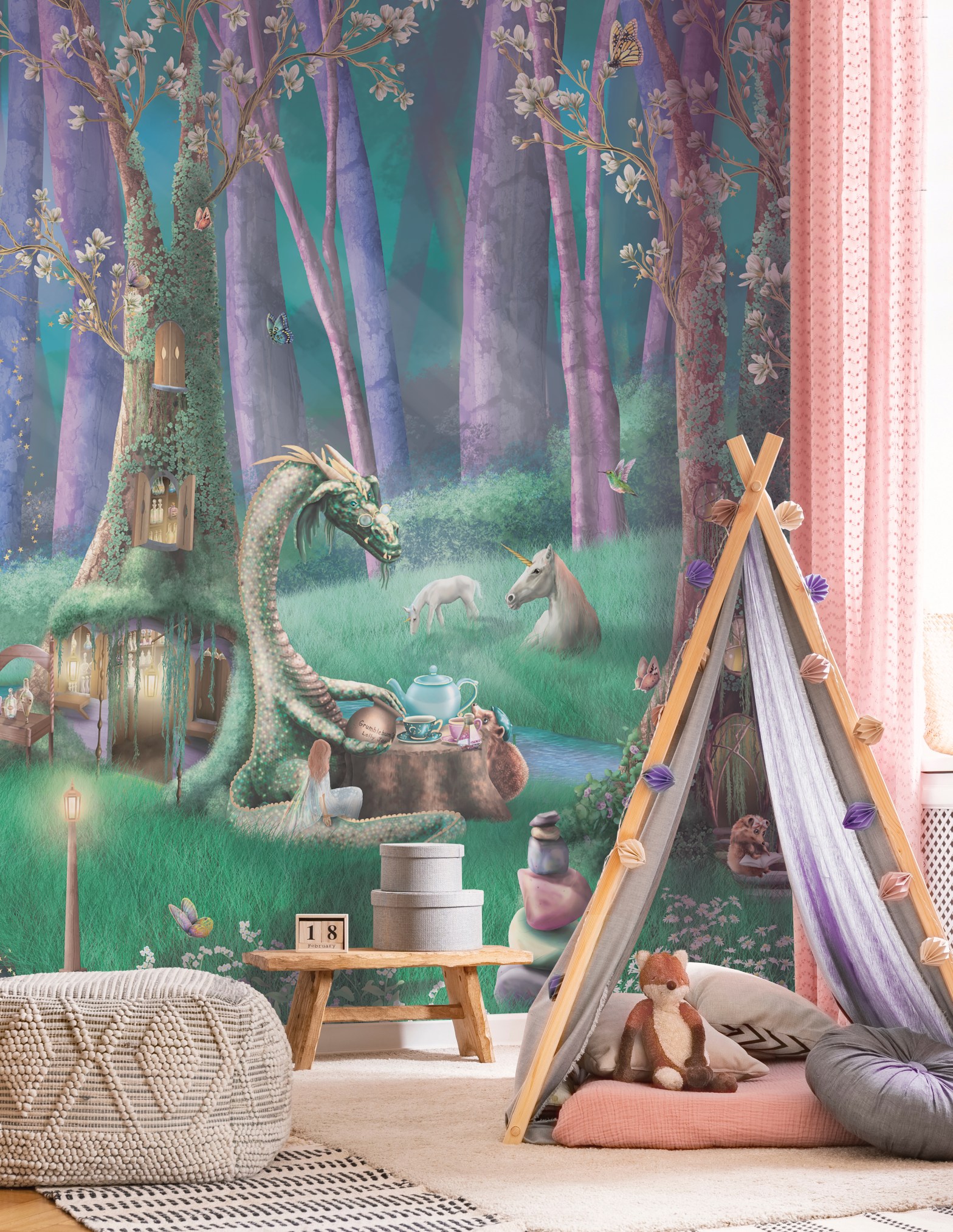 Fairy Forest Wallpaper Mural