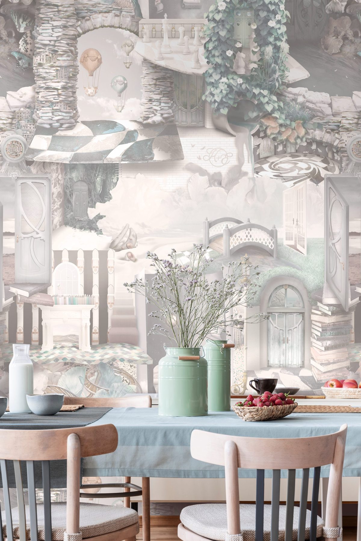 Unique designer statement interior wallpaper