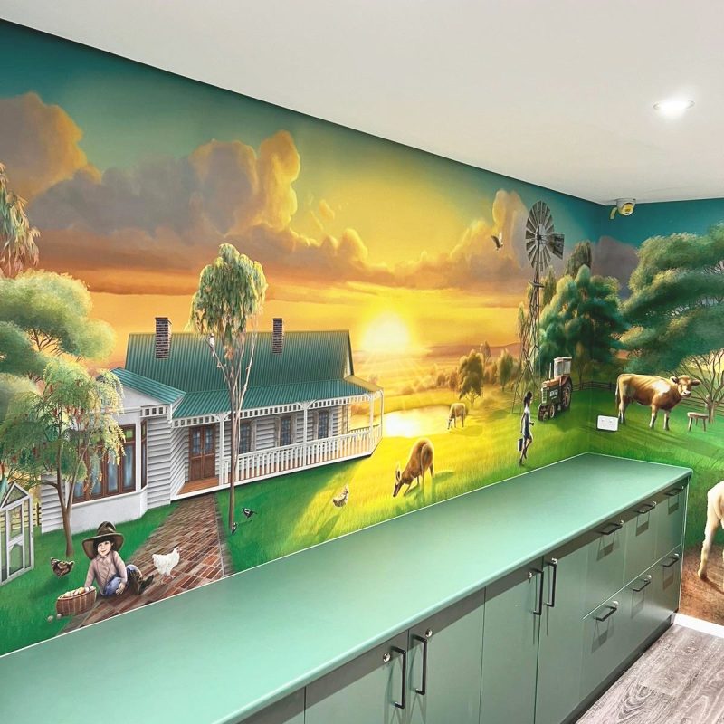 Custom and bespoke wallpaper / wall mural from Sydney Australia