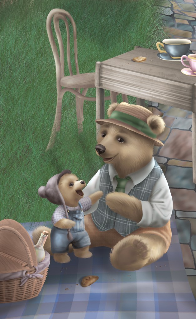 Kids Enchanted Bear Woods Wallpaper Mural